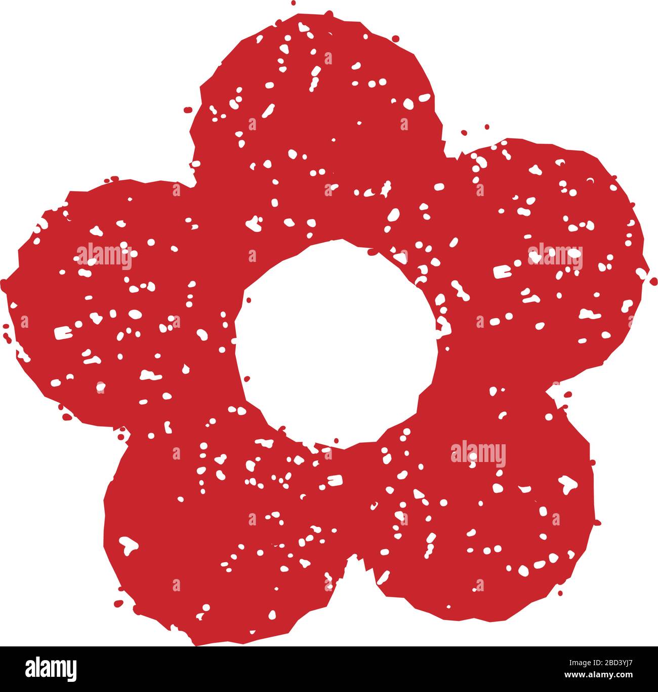 rubber stamp icon (flower Stock Vector Image & Art - Alamy