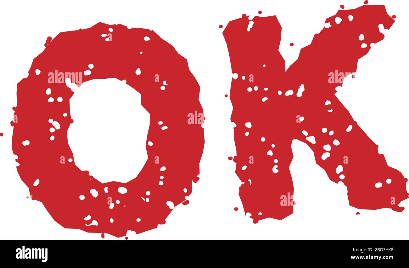 rubber stamp icon (OK Stock Vector Image & Art - Alamy