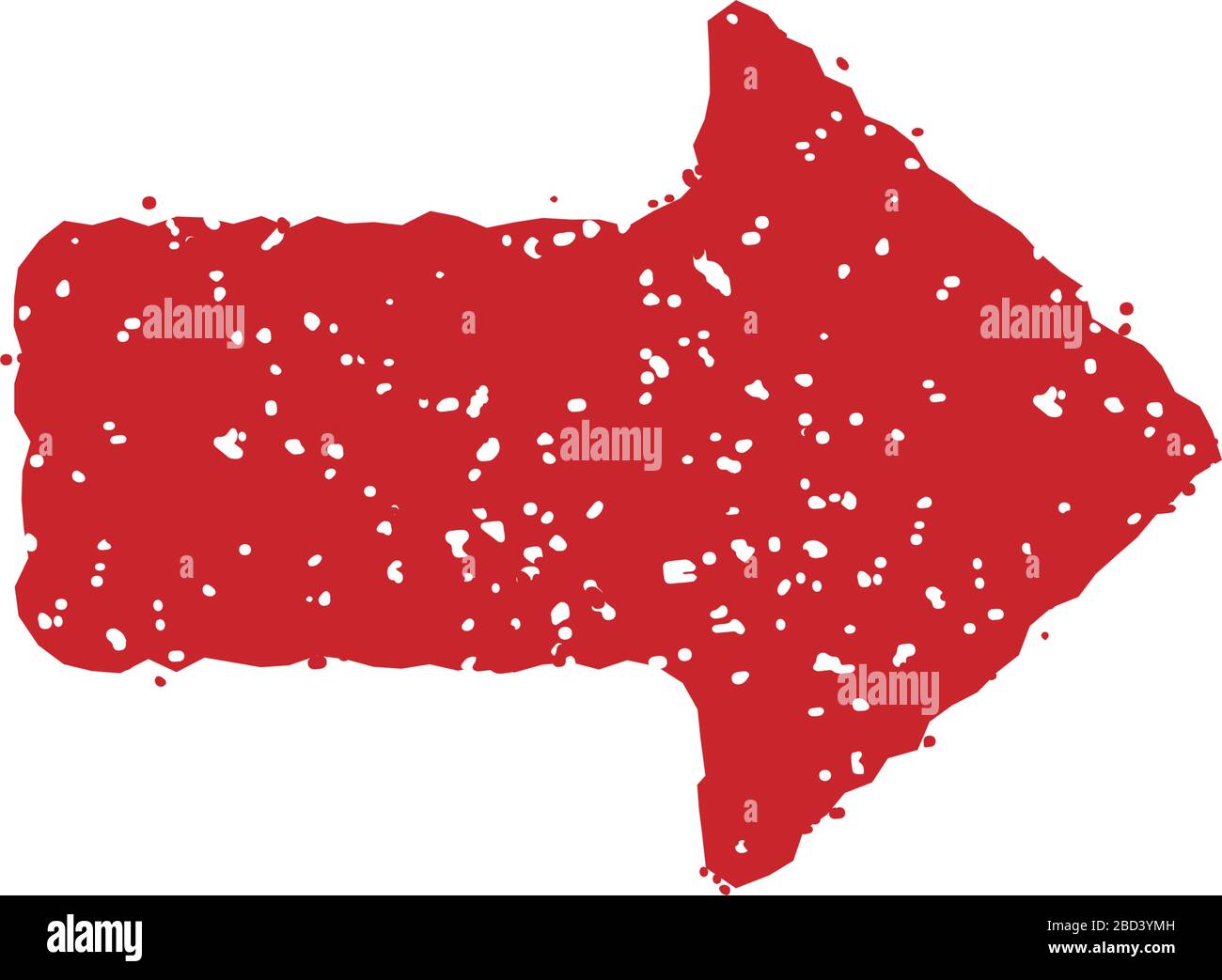 Letter red arrow simple Cut Out Stock Images & Pictures - Alamy