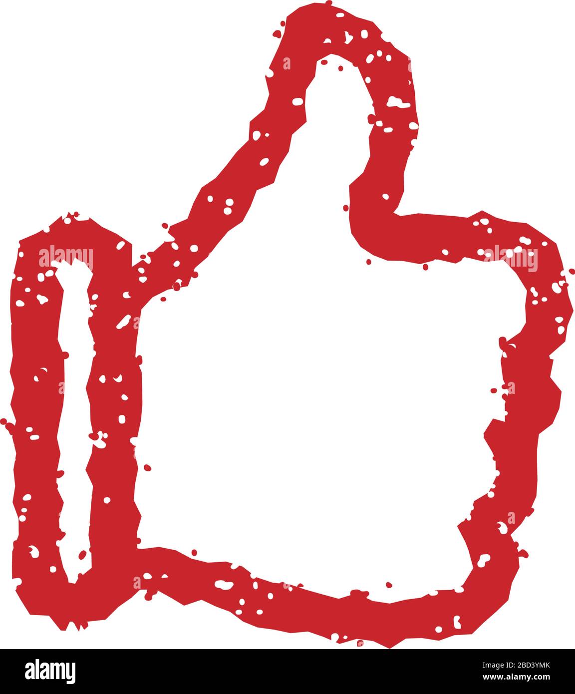 rubber stamp icon (good,thumb up,OK Stock Vector Image & Art - Alamy