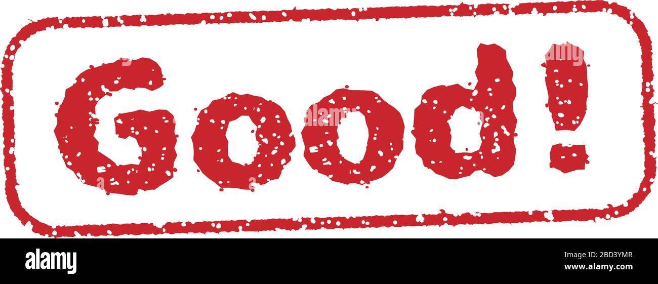 rubber stamp icon (good! Stock Vector Image & Art - Alamy