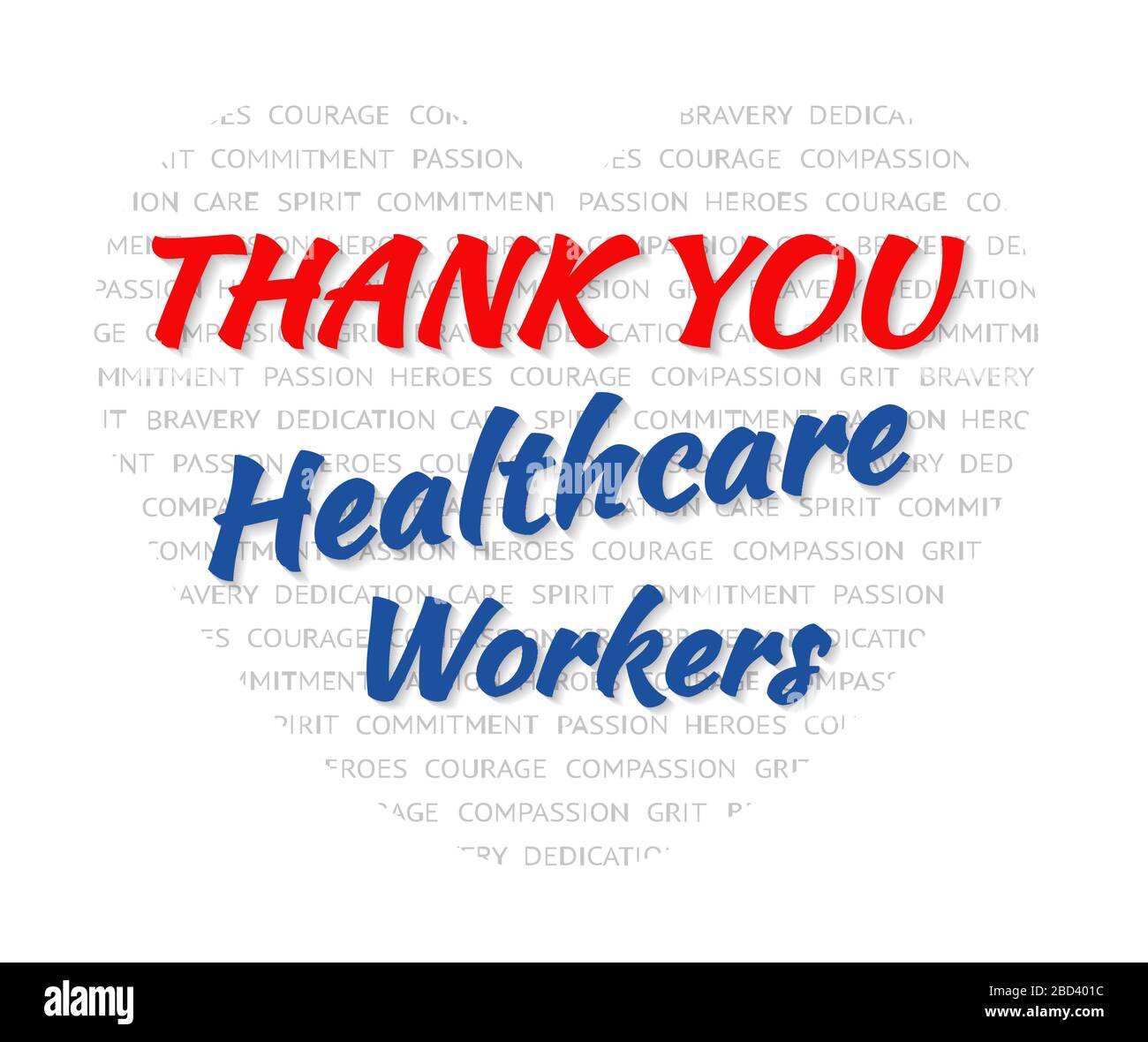 Coronavirus thank doctors nurses Stock Vector Images - Alamy