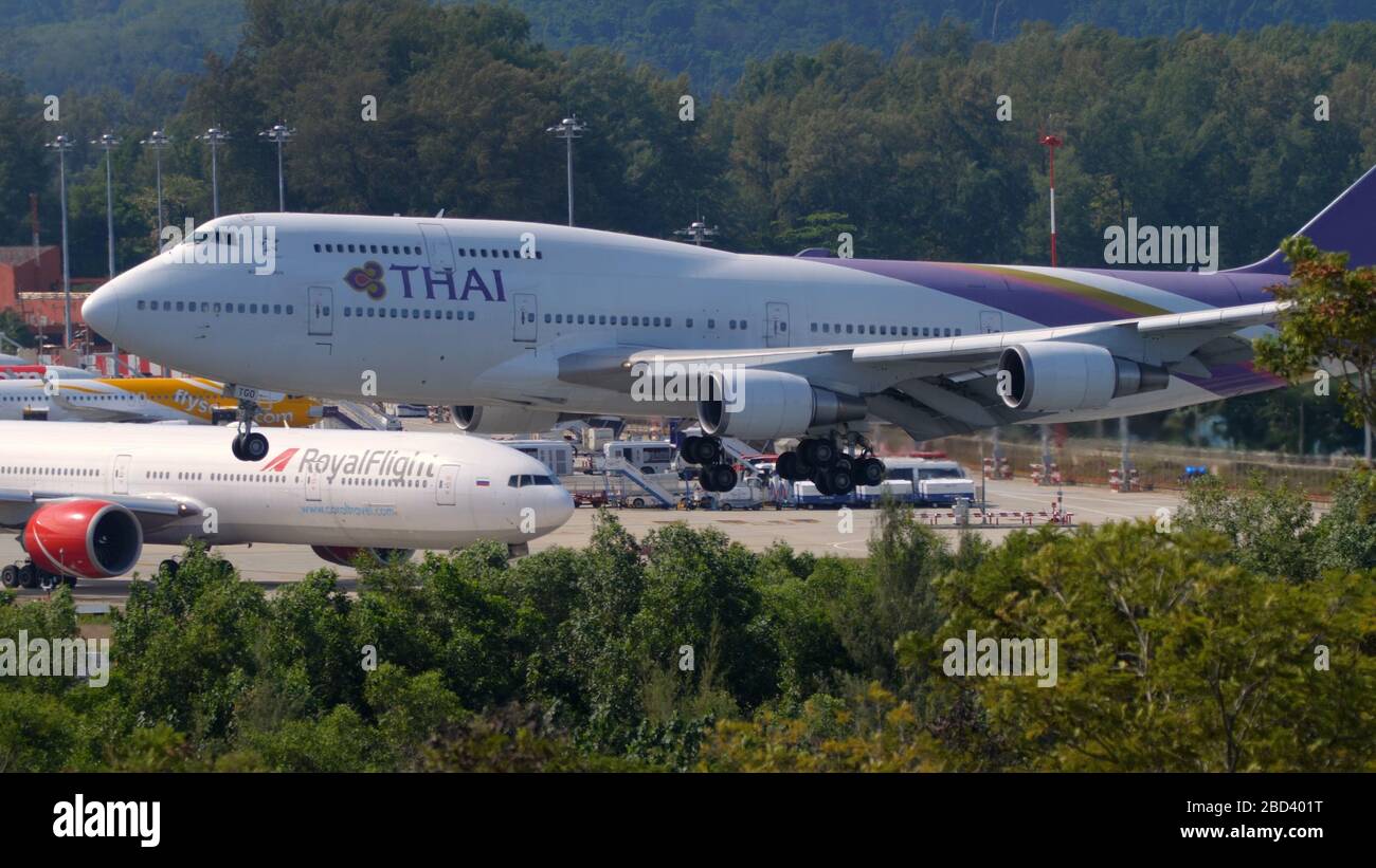 Photo Airplane Boeing 747 Stock Photo - Alamy