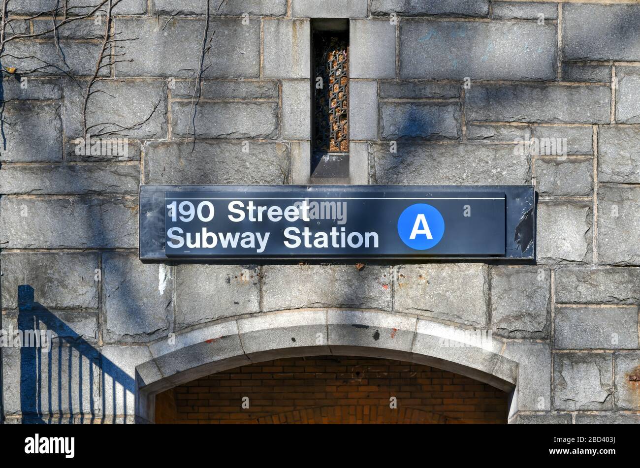 190th street hi-res stock photography and images - Alamy