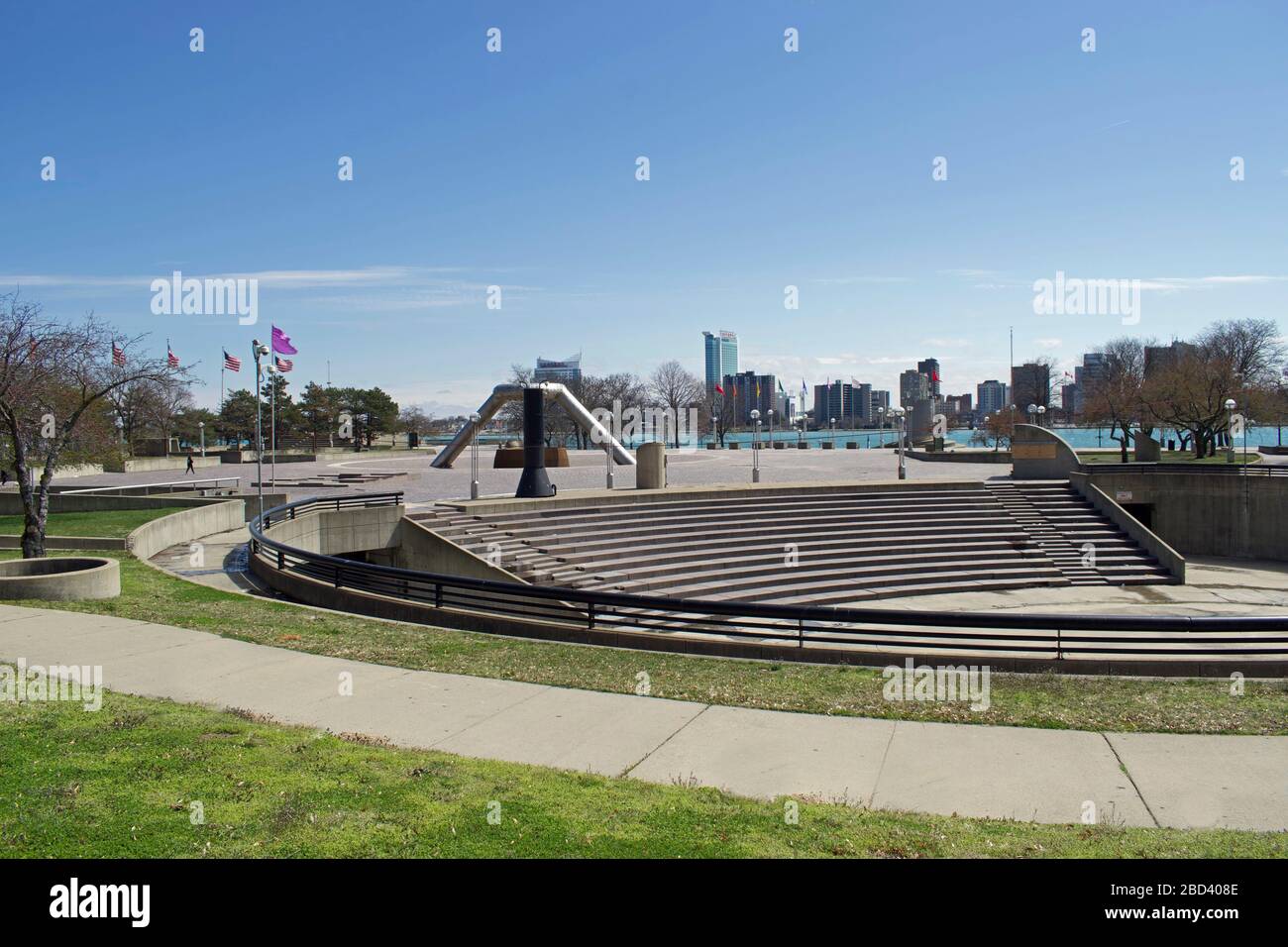 Welcome detroit city sign michigan hi-res stock photography and images ...