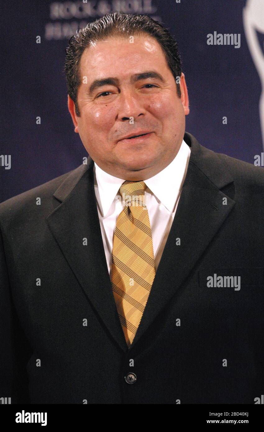 Emeril Lagasse in the press room at the Rock & Roll Hall Of Fame ...