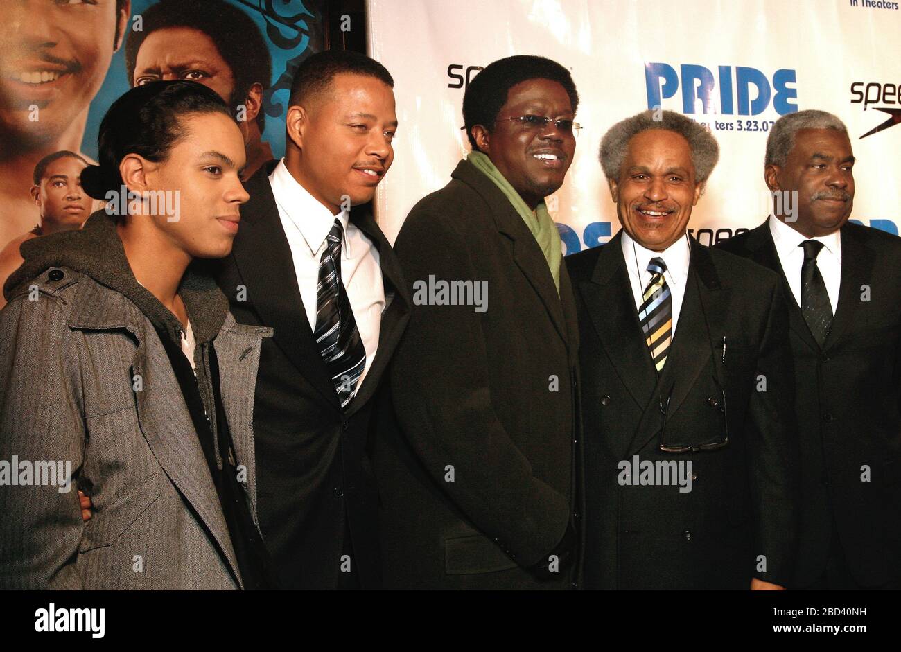 Evan Ross, Terrence Howard, Bernie Mac, Mayor Street and Jim Ellis at ...