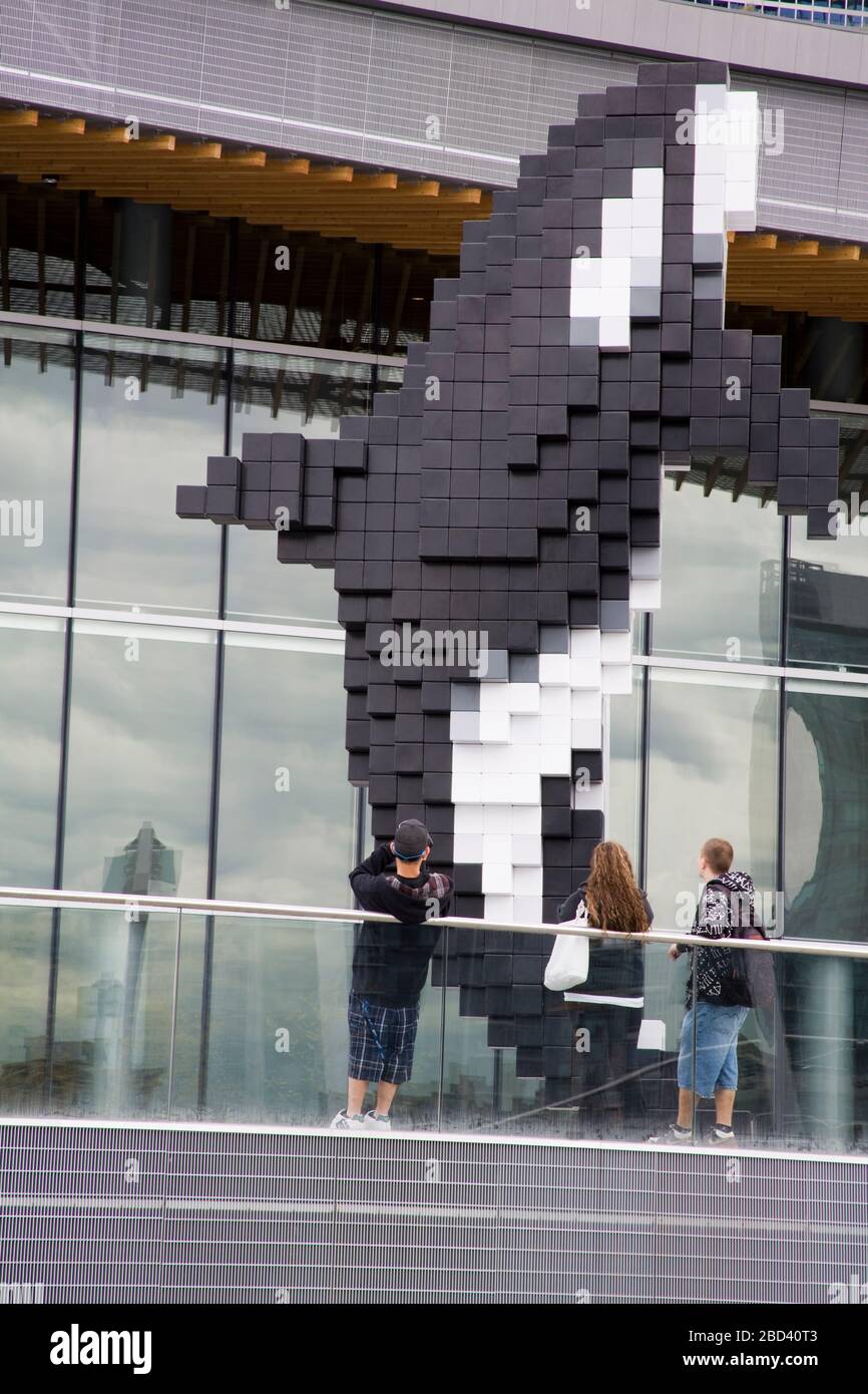 The Digital Orca by Douglas Coupland, Convention Centre, Vancouver ...