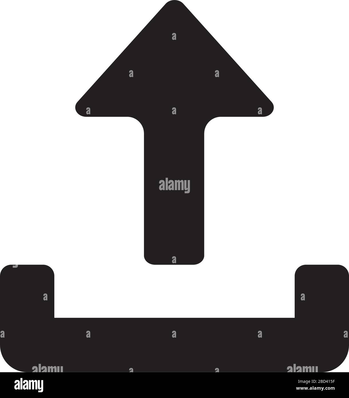 Upload vector icon illustration Stock Vector Image & Art - Alamy