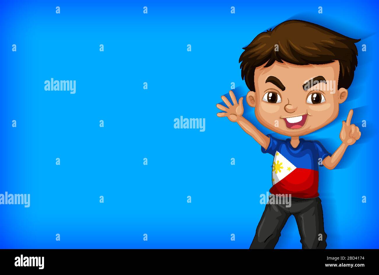 Philippine boy Stock Vector Images - Alamy