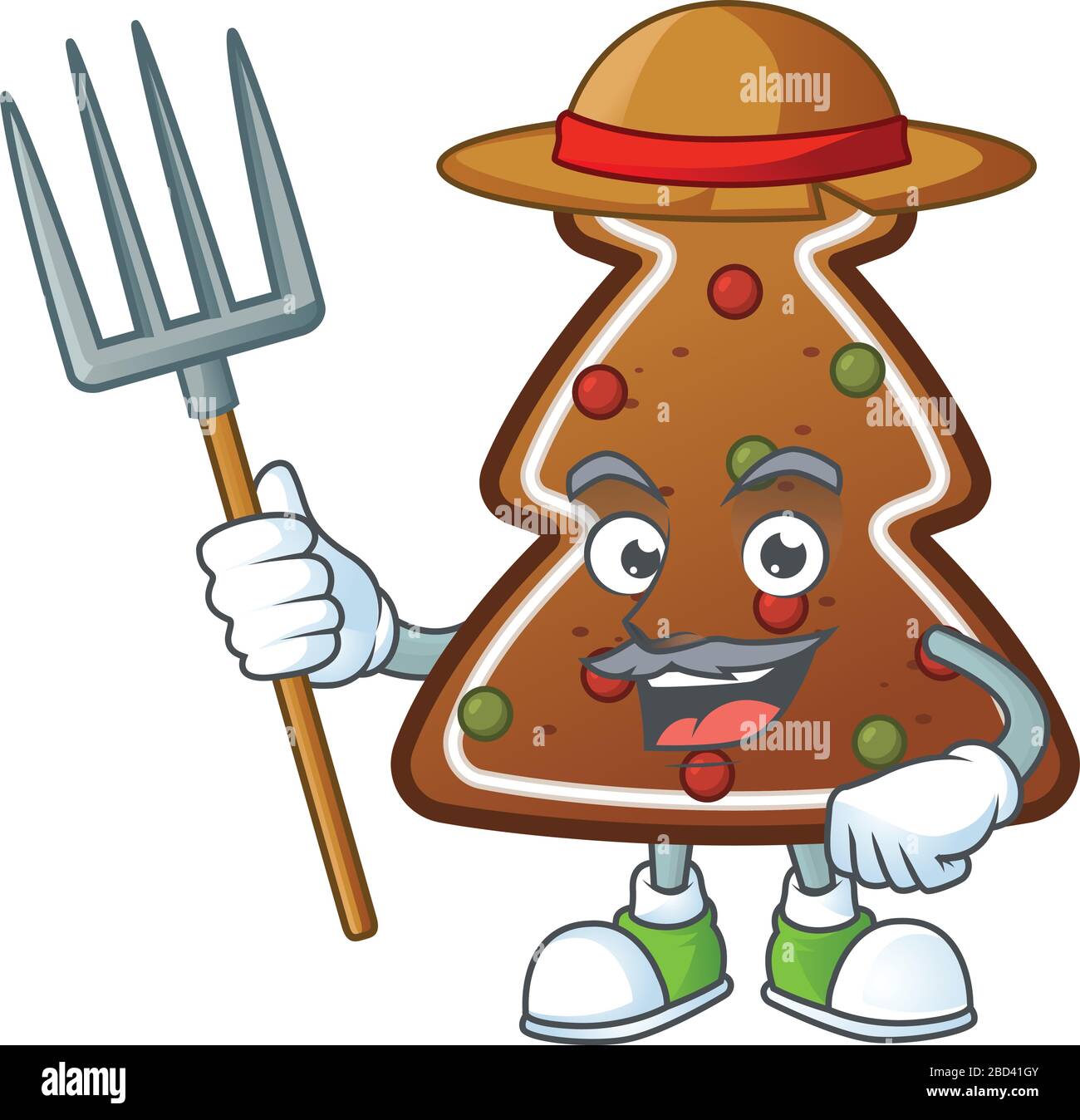 Ginger farmer Stock Vector Images - Alamy