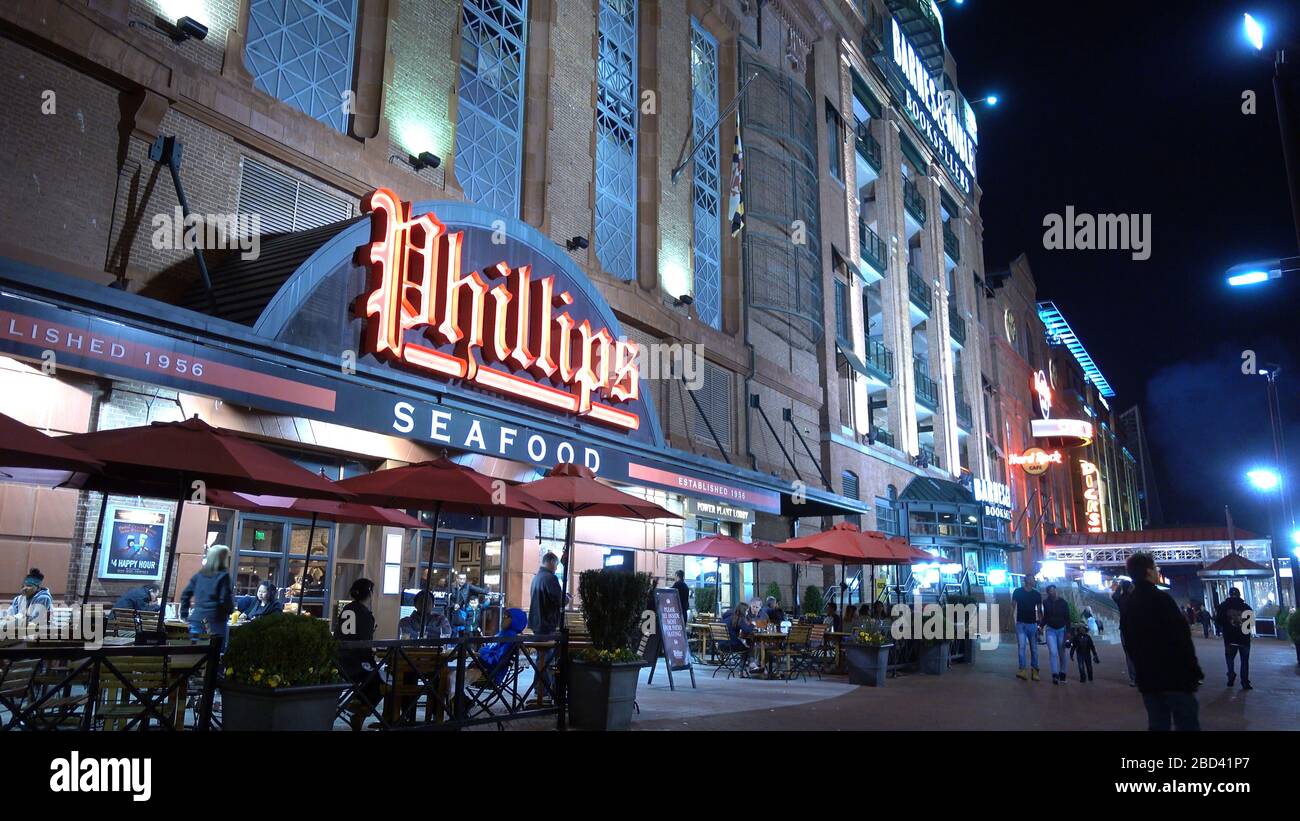 Restaurants at Baltimore Inner Harbor - BALTIMORE, UNITED STATES ...