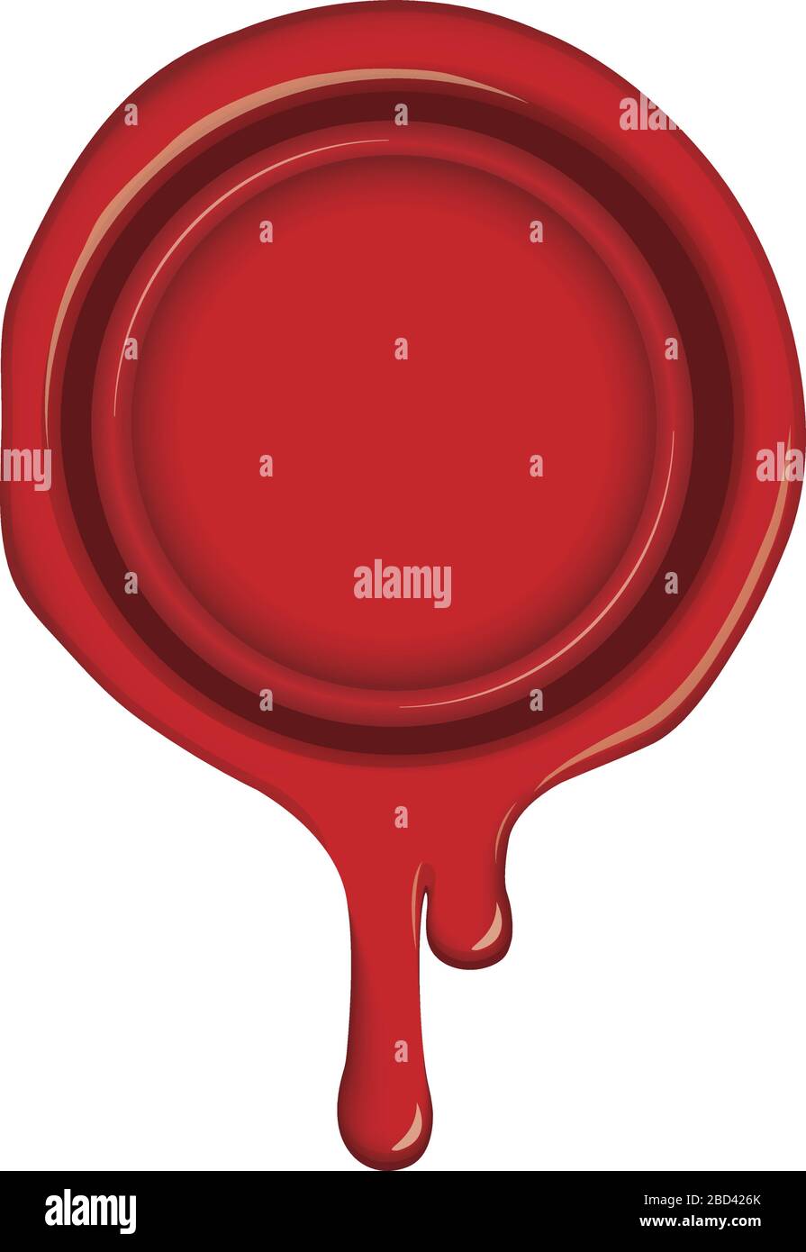 Vector illustration blank seal Stock Vector Images - Alamy