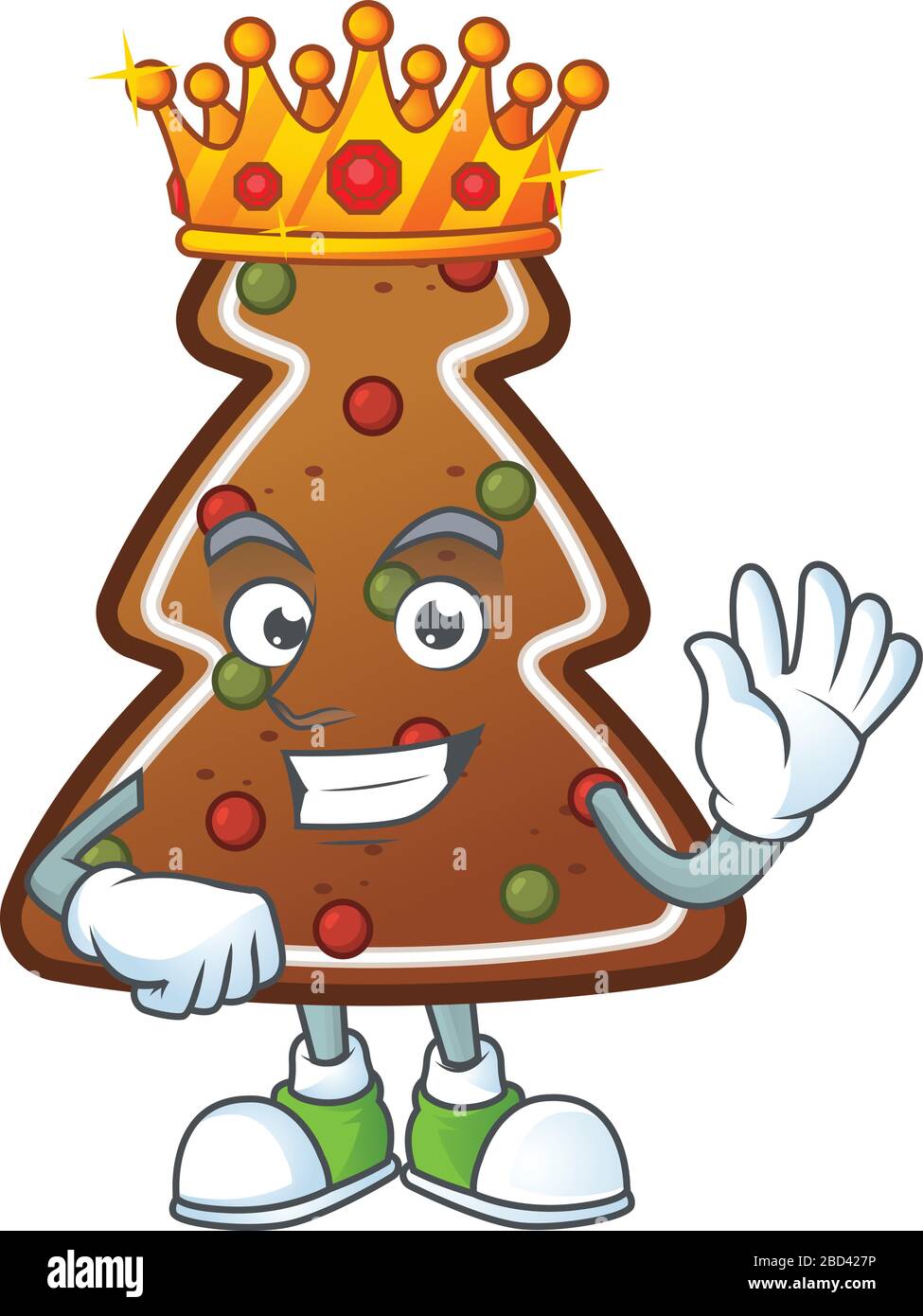 Traditional king cake Stock Vector Images - Alamy