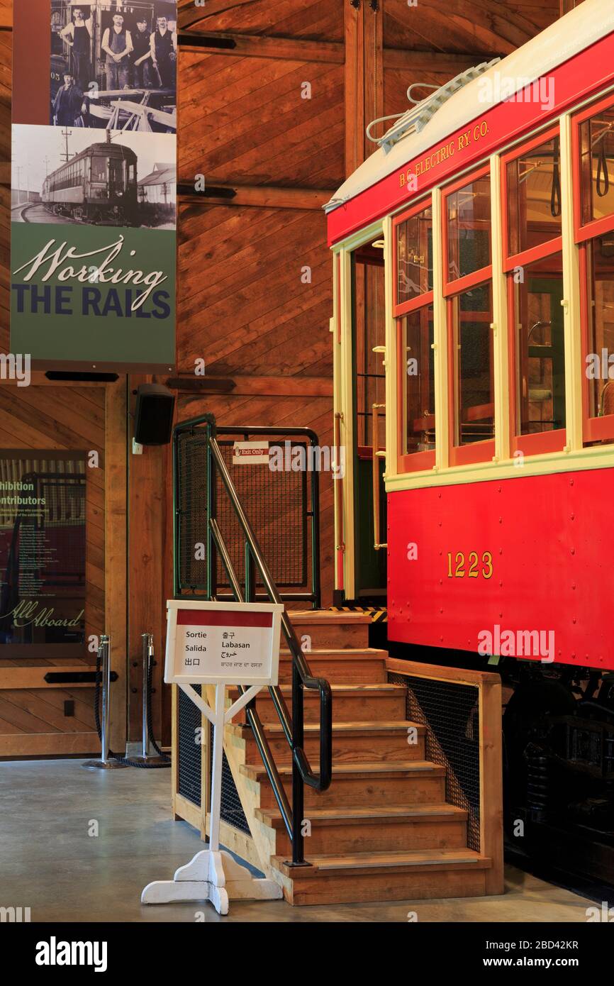 Interurban tram burnaby village museum hi-res stock photography and ...