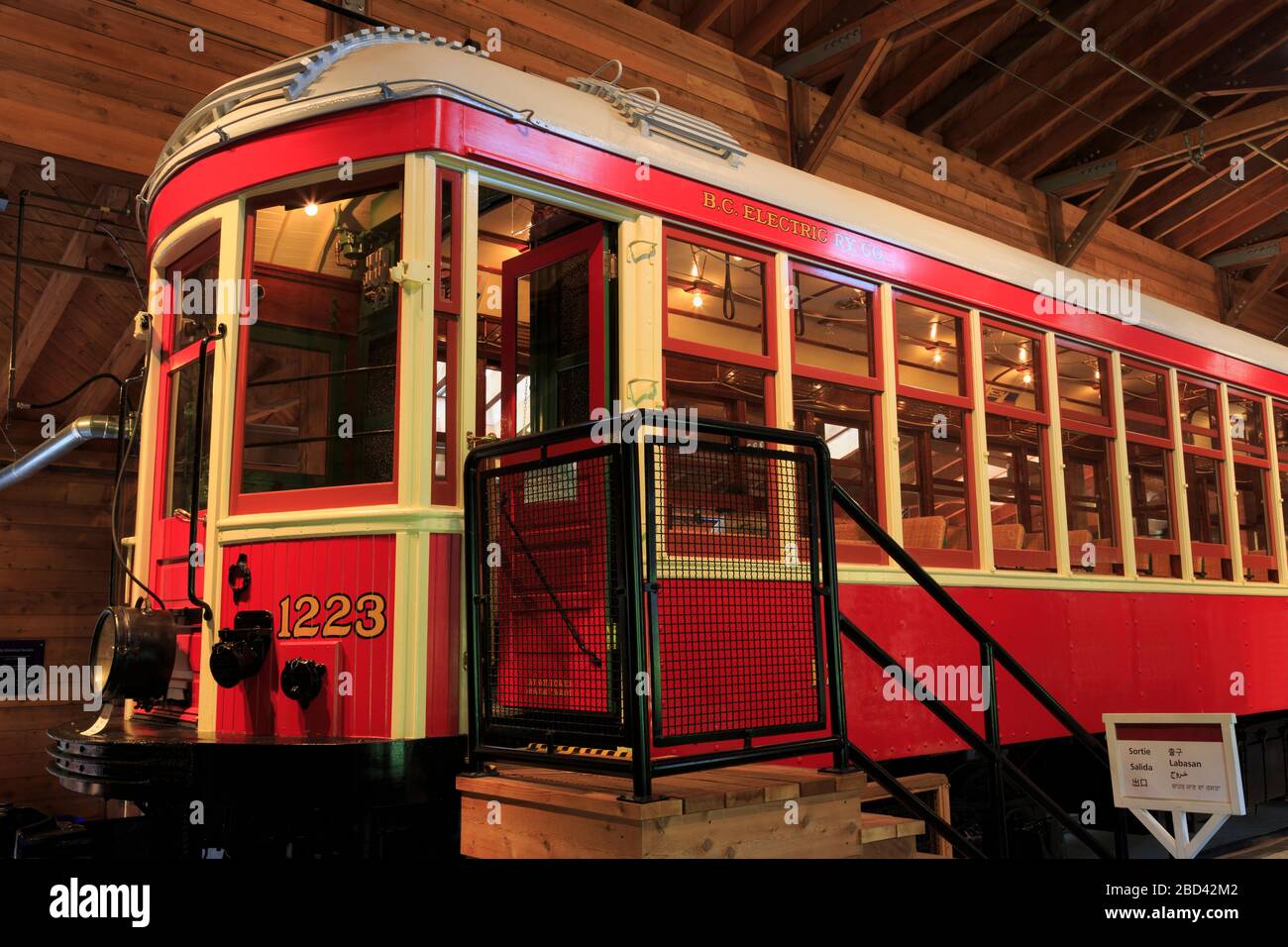 Interurban tram burnaby village museum hi-res stock photography and ...