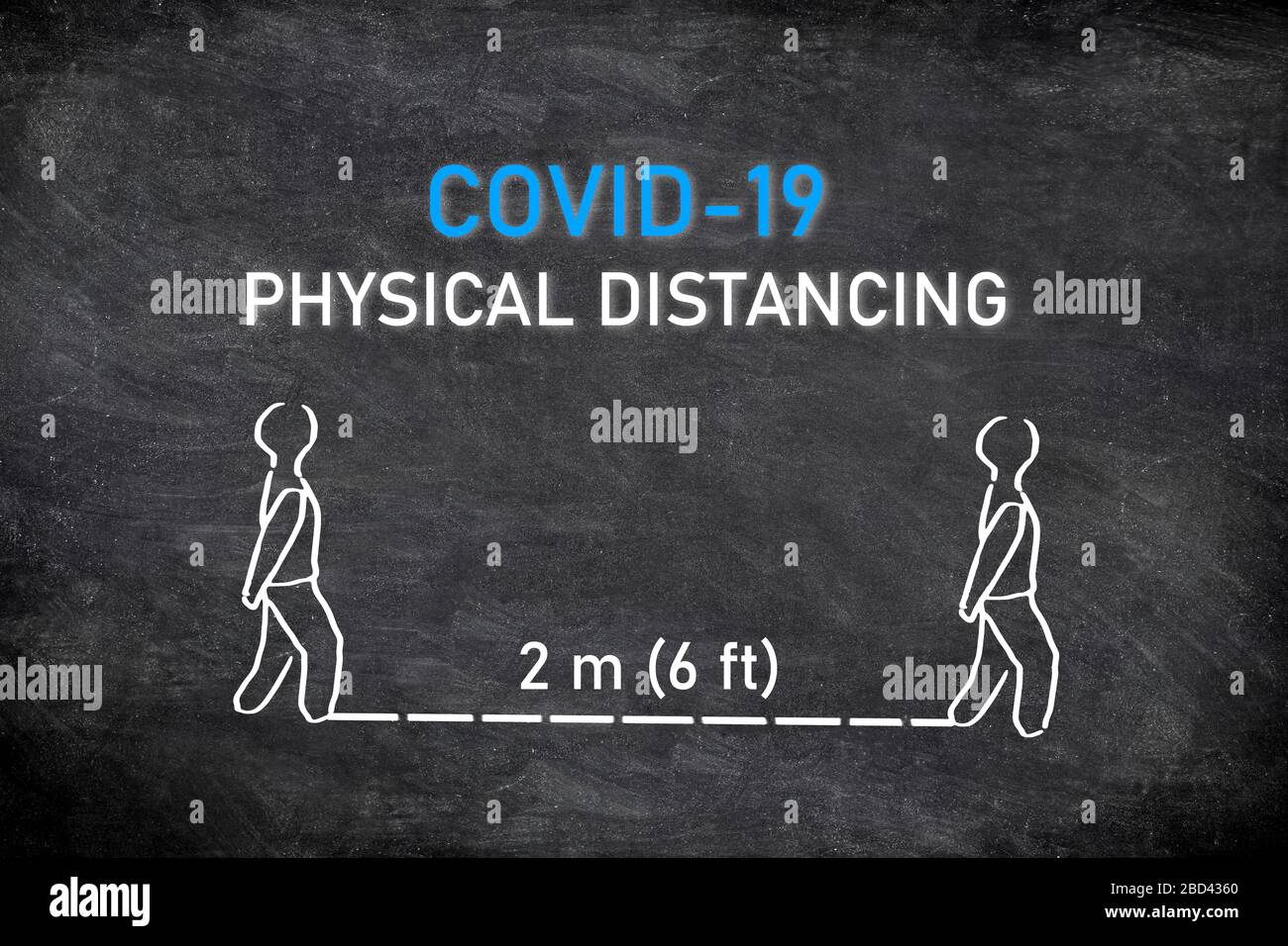 6 feet distance sign hi-res stock photography and images - Alamy