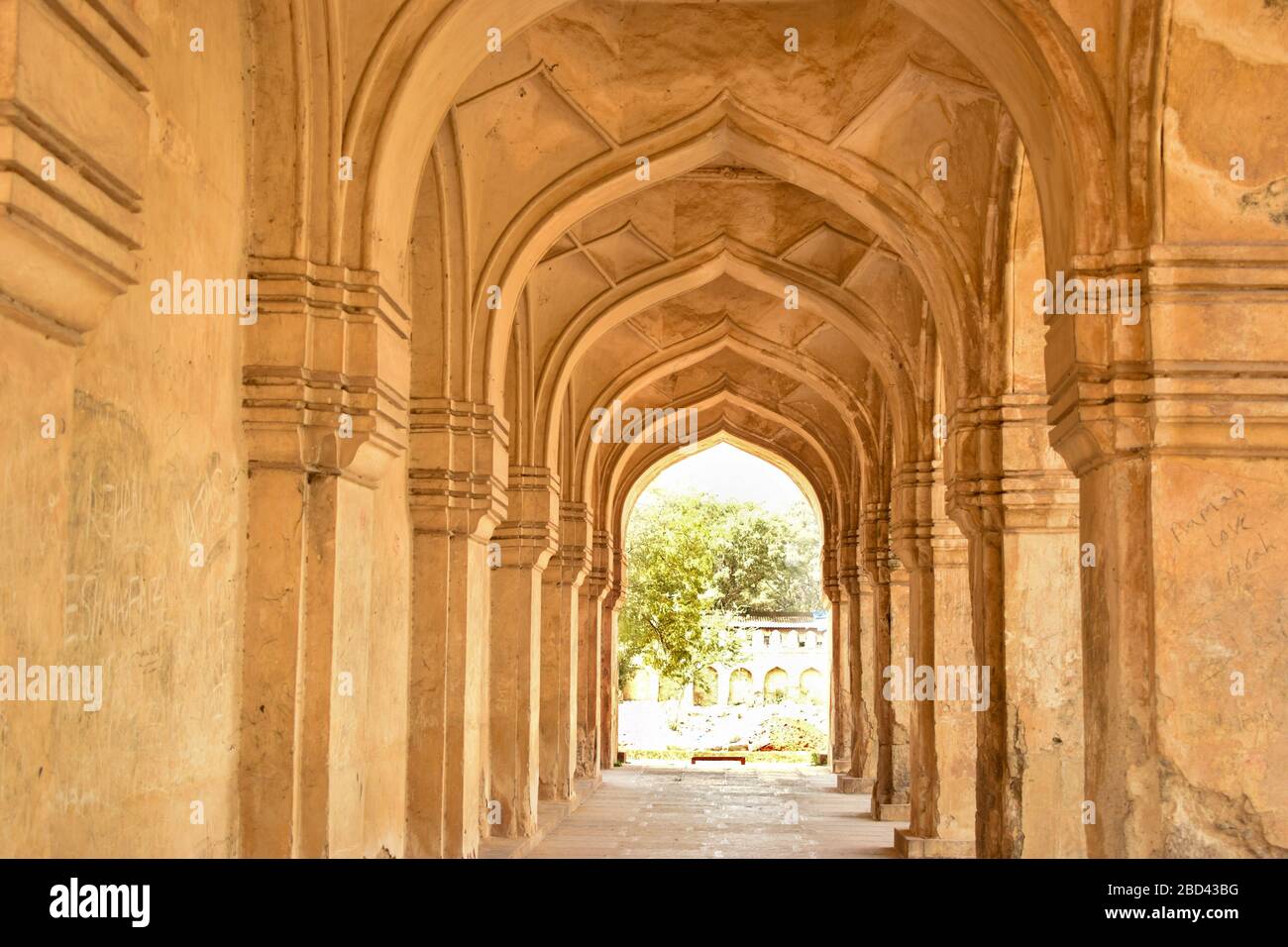 Beautiful Architecture Of Corridor At An Ancient Historical Seven Tombs ...
