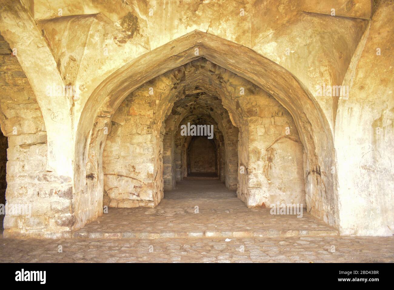 Beautiful Architecture Of Corridor At An Ancient Historical Seven Tombs ...