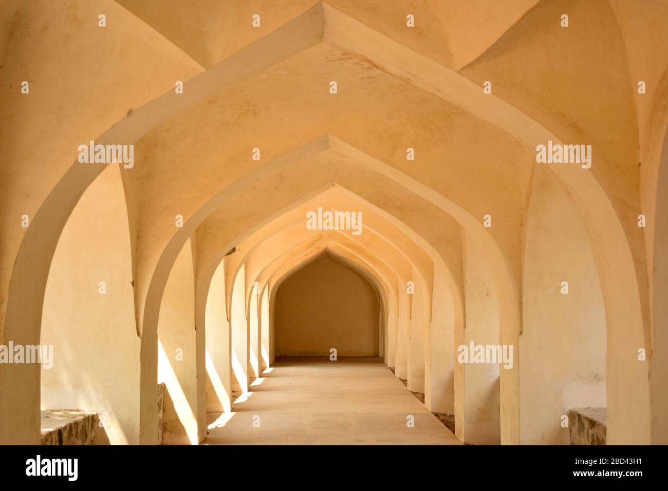 Beautiful Architecture Of Corridor At An Ancient Historical Seven Tombs ...