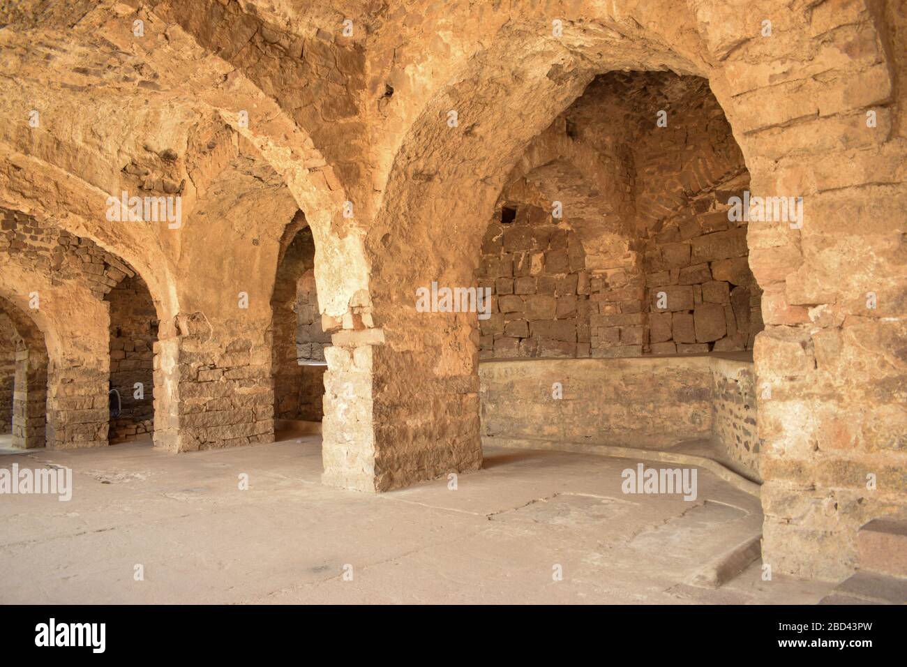 Beautiful Architecture Of Corridor At An Ancient Historical Seven Tombs ...