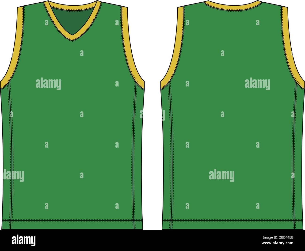 tank top / basketball uniform template illustration Stock Vector Image ...