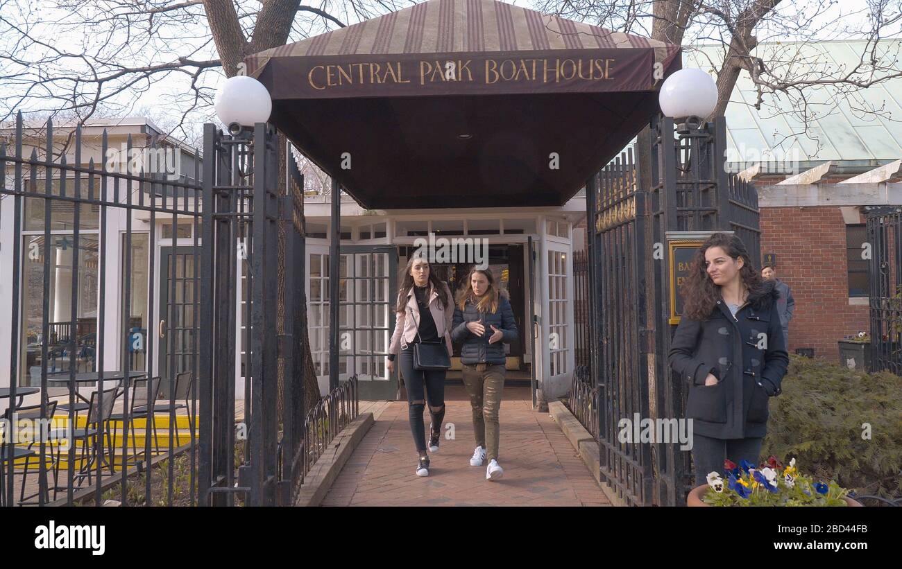 Loeb Boathouse at Central Park New York - NEW YORK CITY, USA - APRIL 2 ...