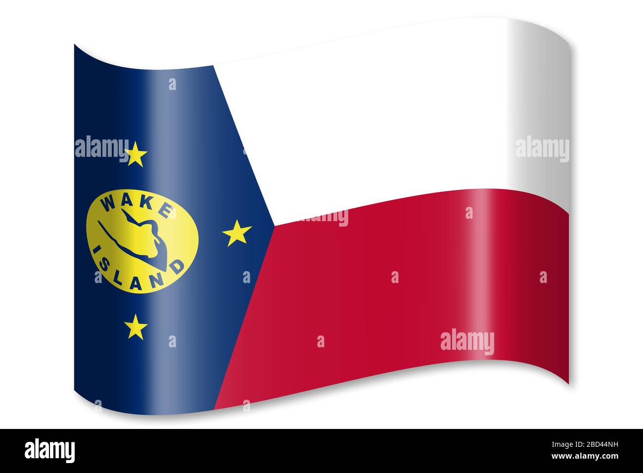 Flag of Wake Island Stock Photo - Alamy