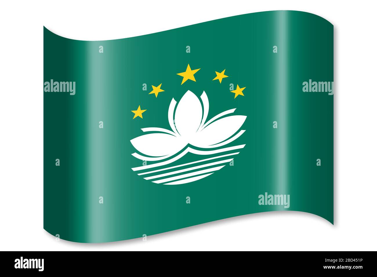 Flag of Macau Stock Photo - Alamy