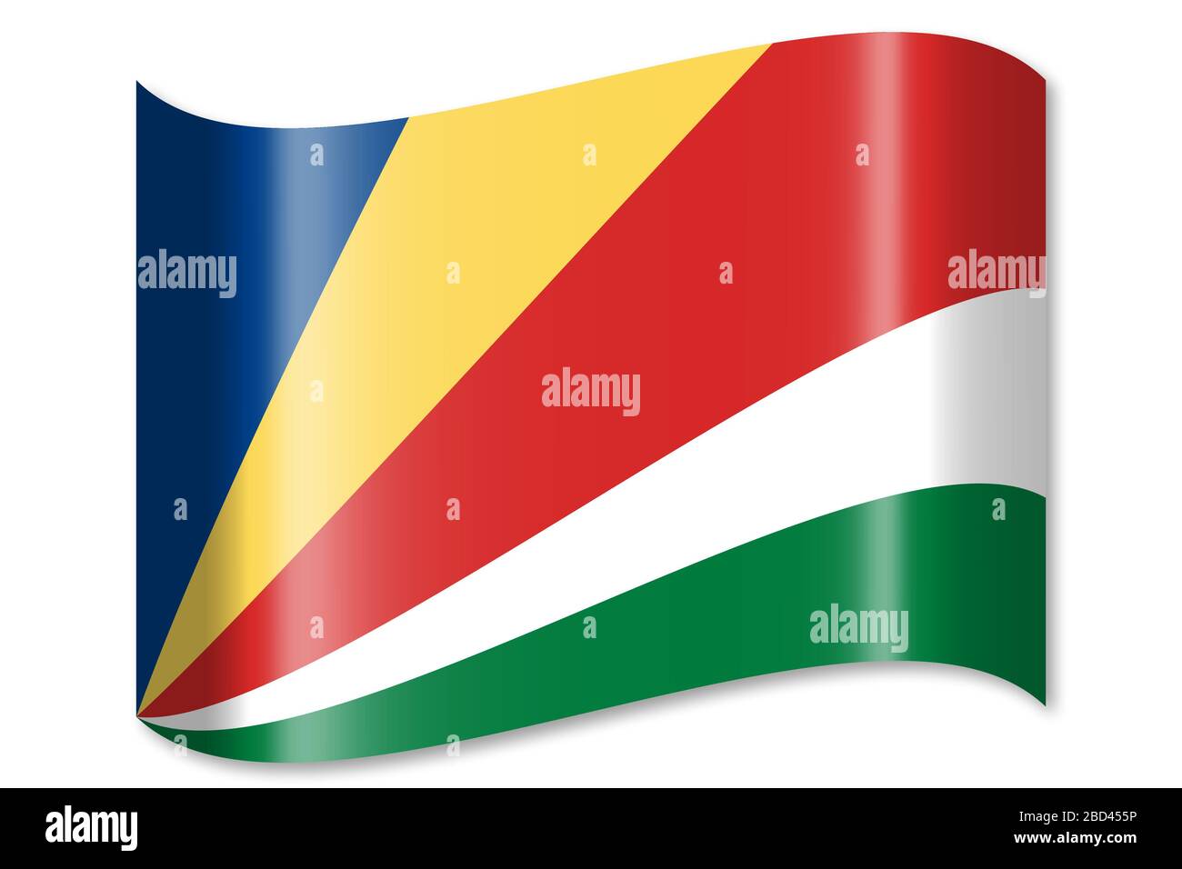 Flag of Seychelles Stock Photo - Alamy