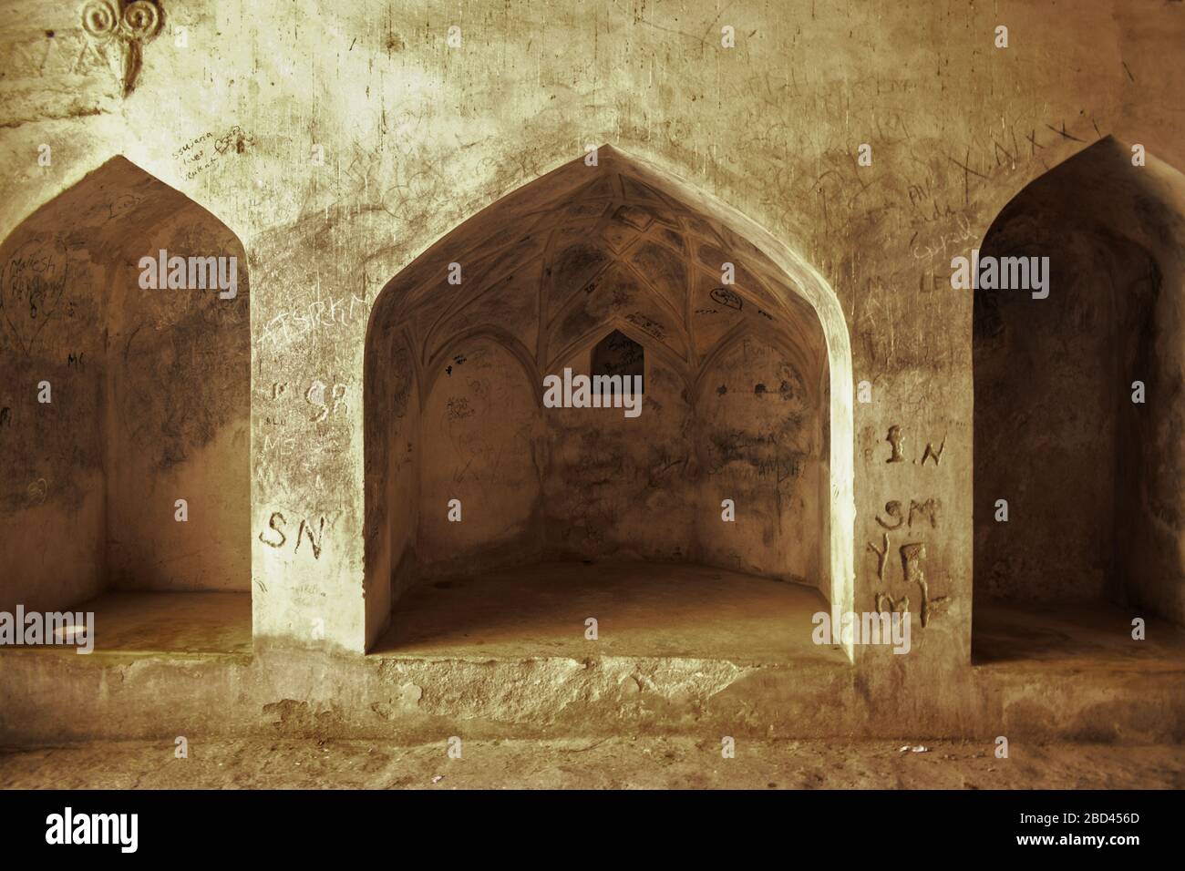 Historical Fort Stone Wall Corridor Stock Photography Image Stock Photo ...