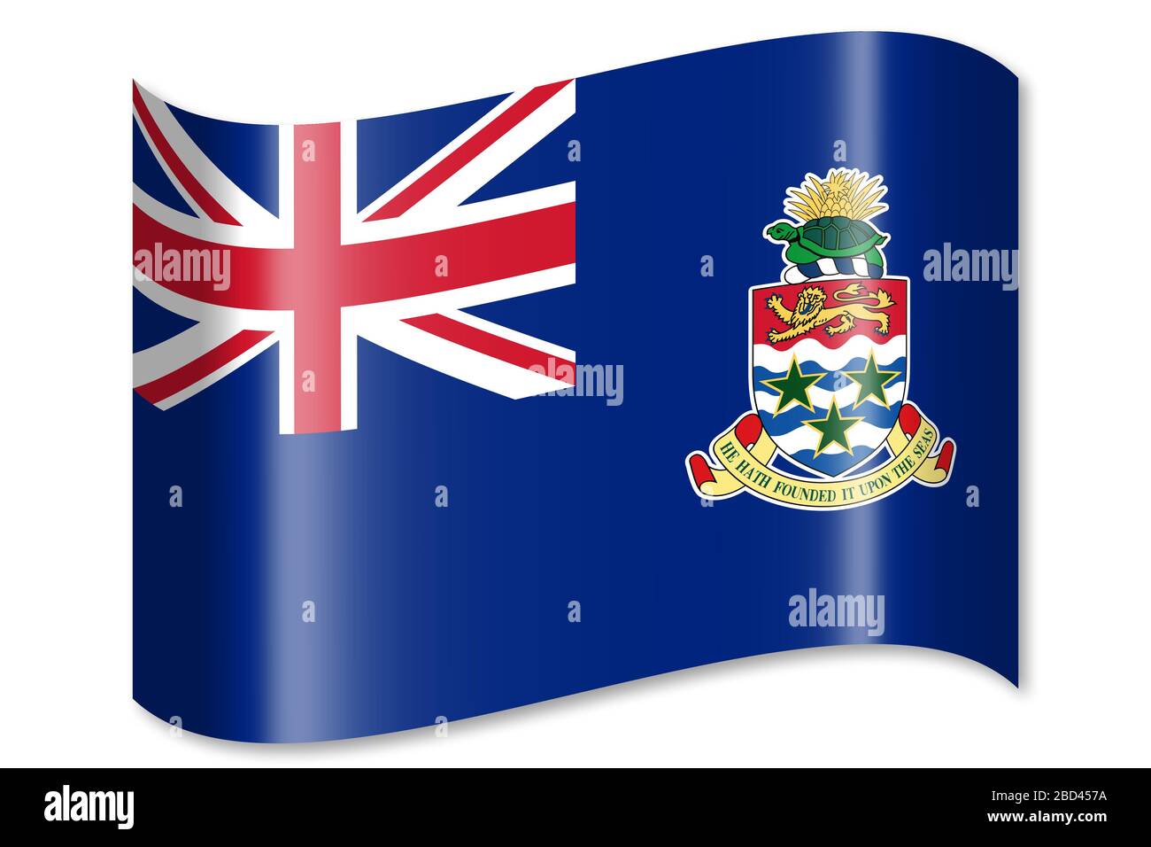 Flag of The Cayman Islands Stock Photo - Alamy
