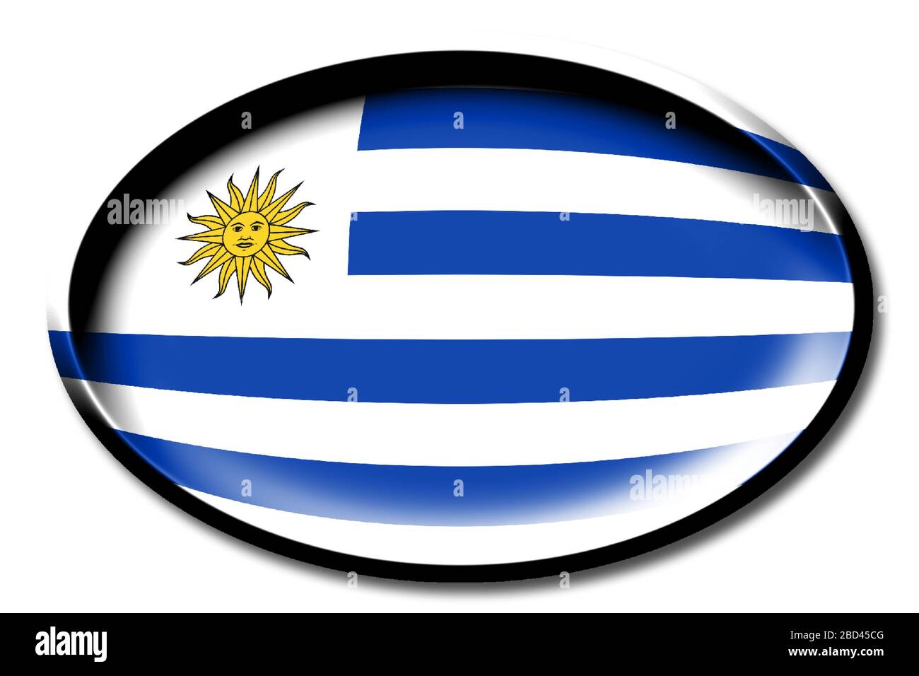 Flag of Urugway Stock Photo - Alamy