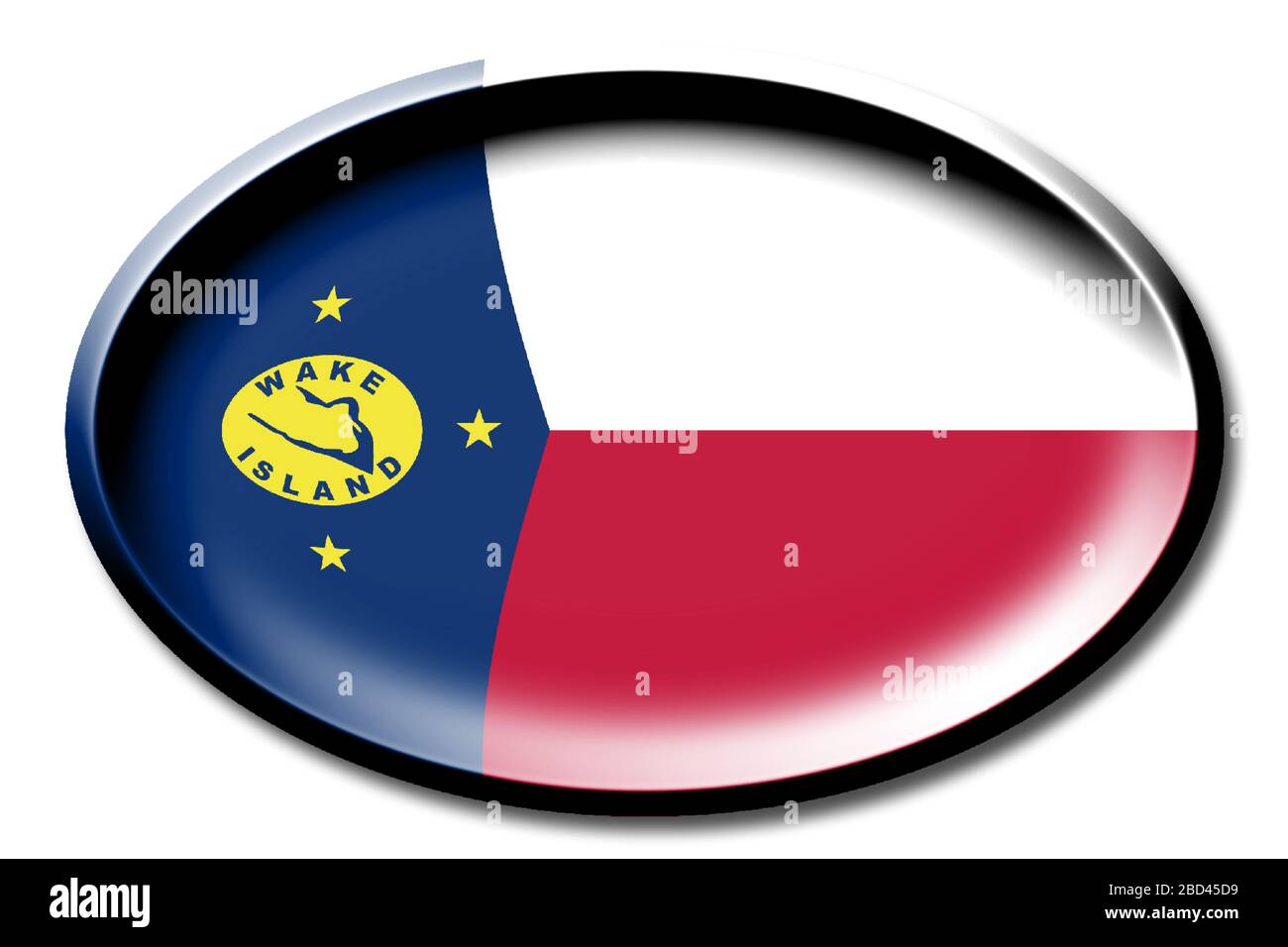 Flag of Wake Island Stock Photo - Alamy