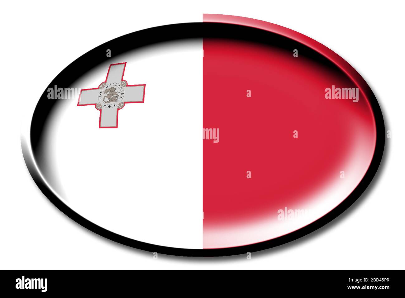 Flag of Malta Stock Photo - Alamy