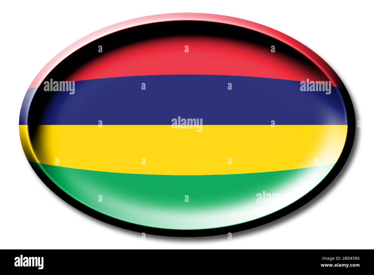 Flag of Mauritius Stock Photo - Alamy