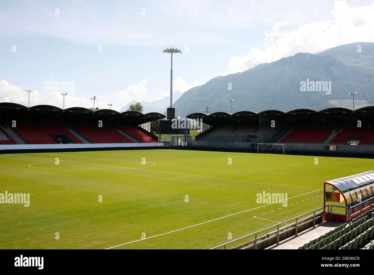 General view of football stadium Stock Photo - Alamy