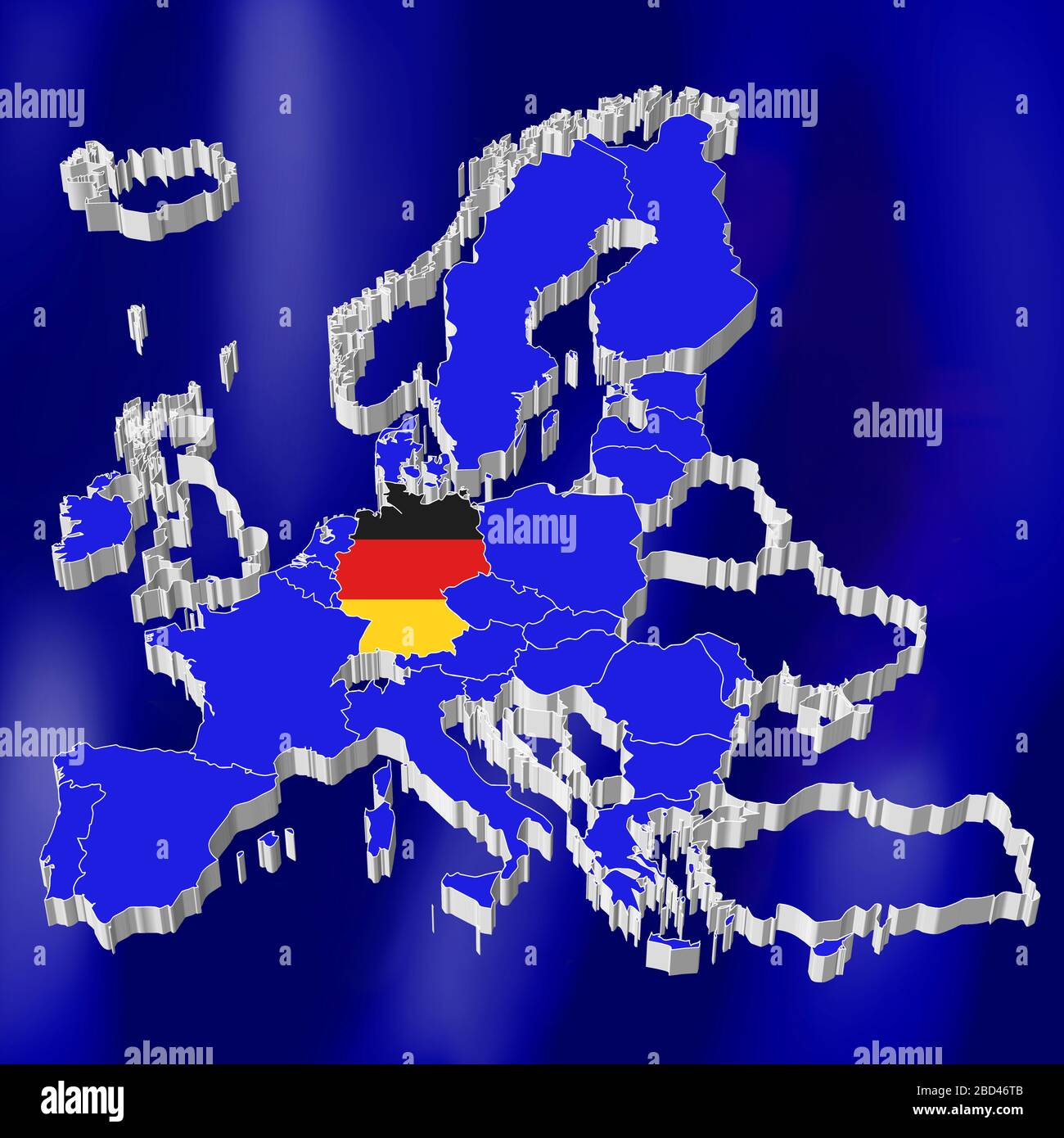 European Union map - Germany Stock Photo - Alamy