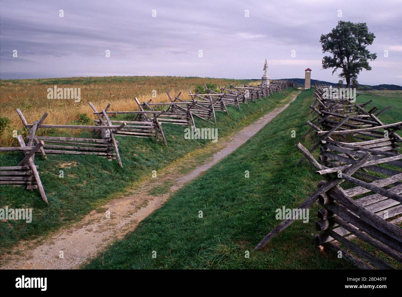 Bloody Lane, Antietam National Battlefield, Maryland Stock Photo - Alamy