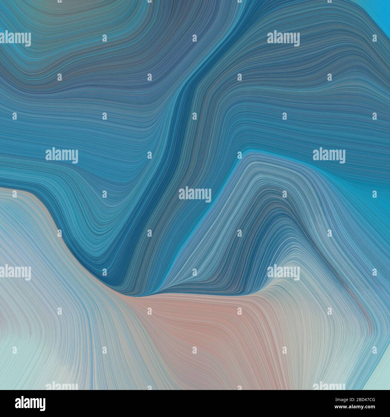 elegant landscape orientation graphic with waves. smooth swirl waves ...