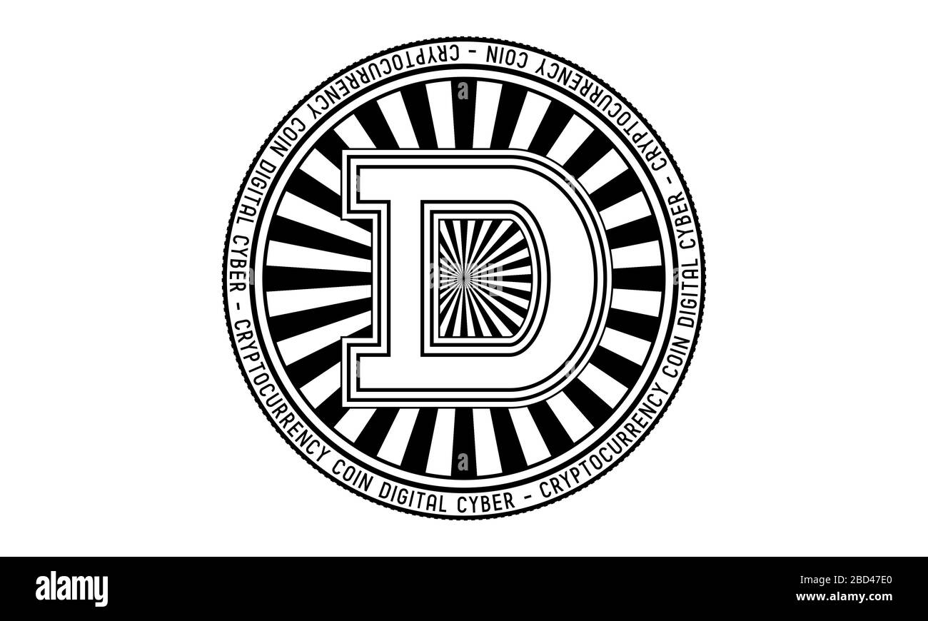 Dash currency - isolated on white background Stock Photo - Alamy