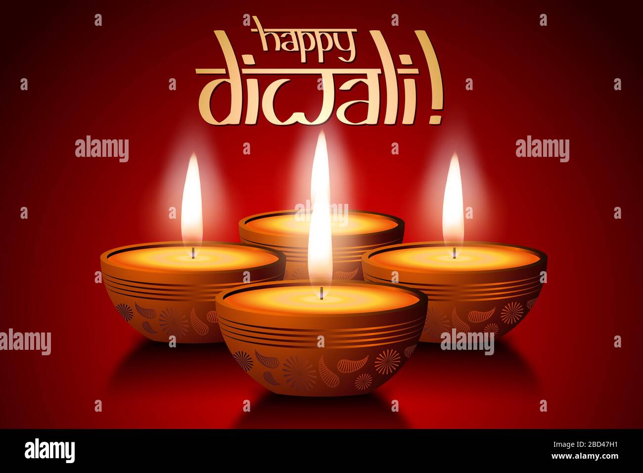 Happy diwali wishes card hi-res stock photography and images - Alamy