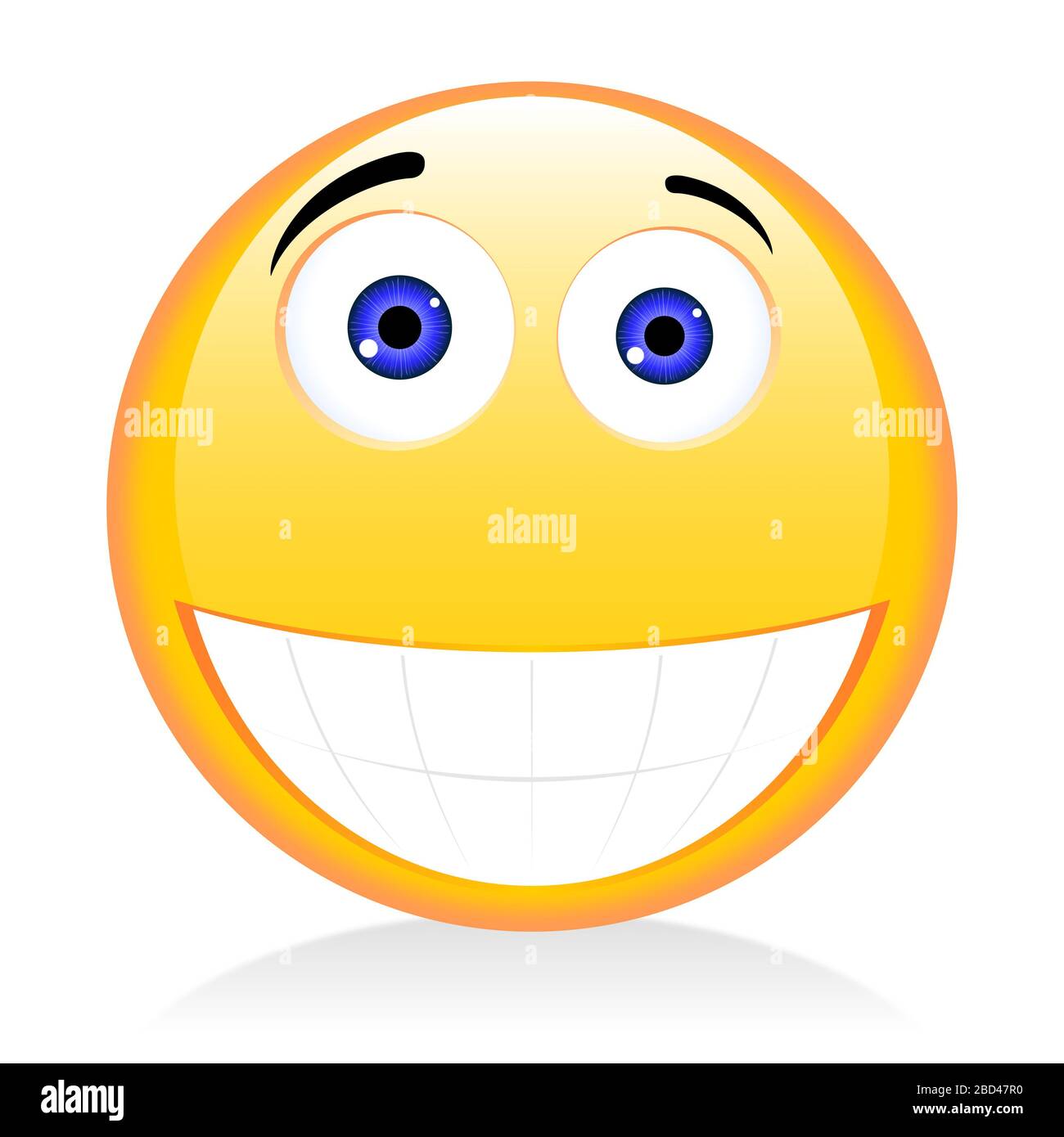Emoji, emoticon - laughter Stock Photo - Alamy