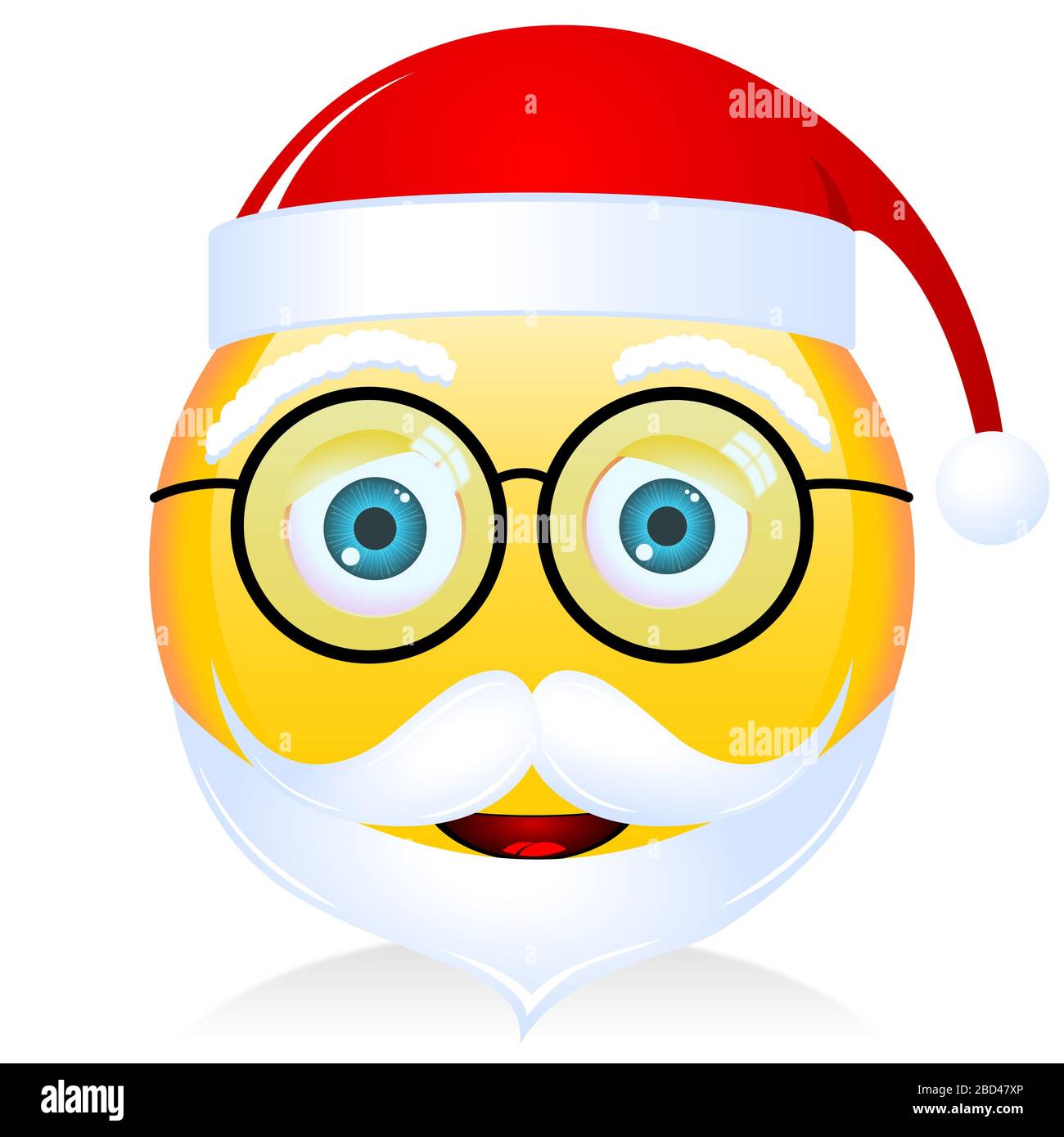 Santa Christmas Animated Mooning Emoticons