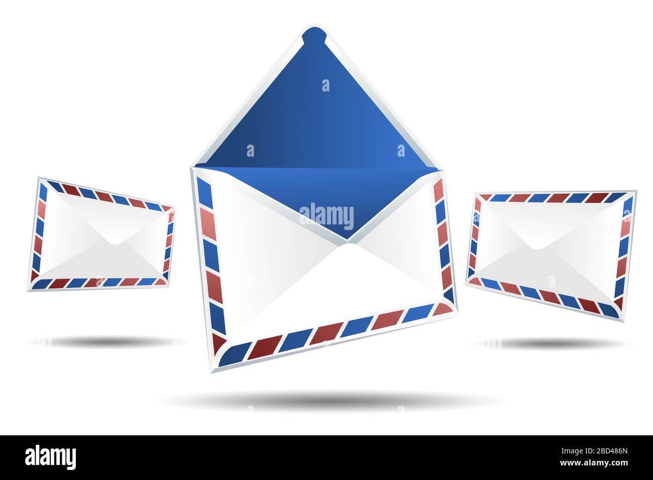 Electronic mail vintage Cut Out Stock Images & Pictures - Alamy