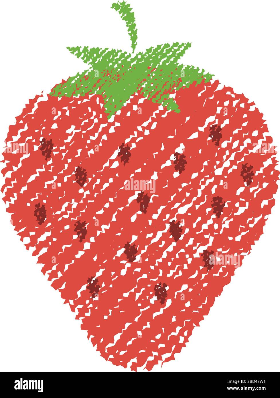 Strawberry Drawing For Kids
