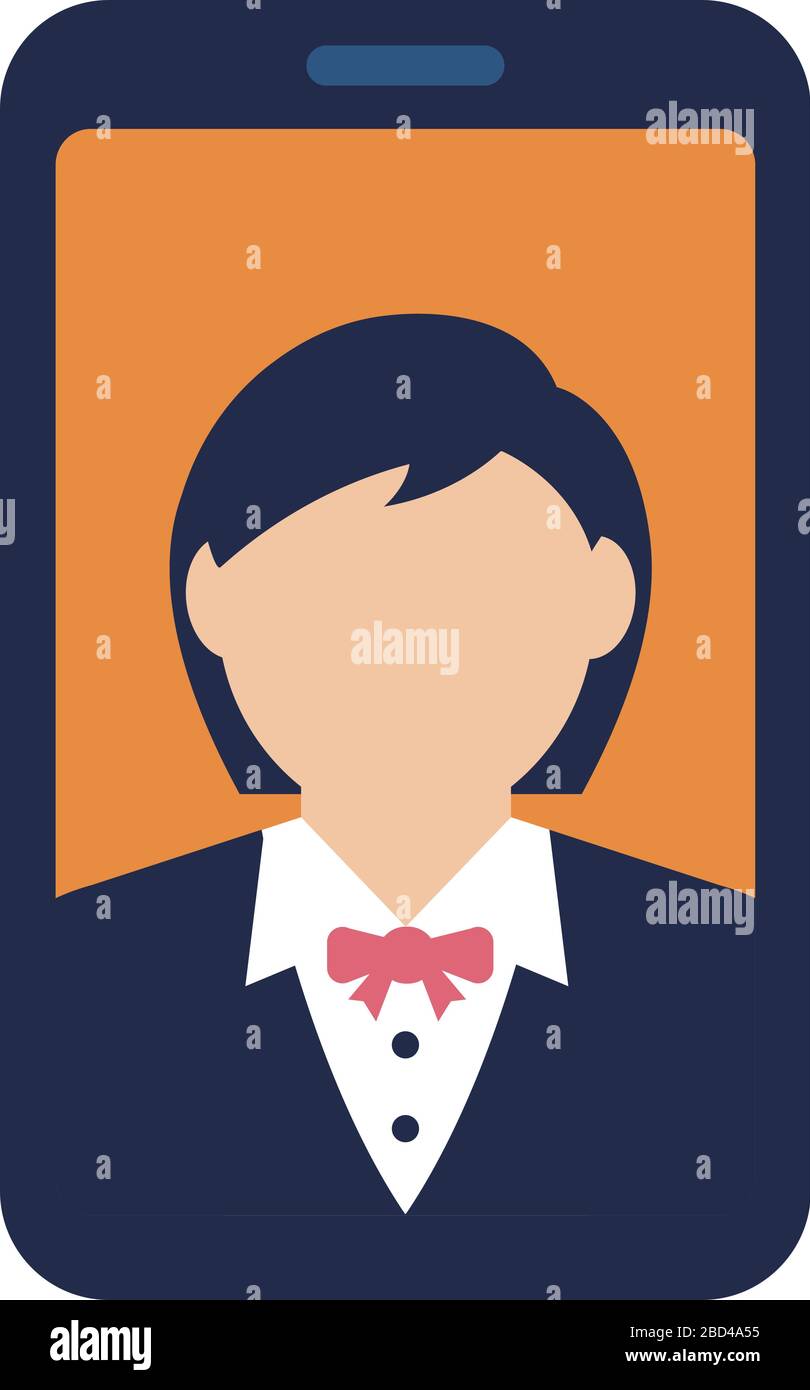 smartphone video call vector illustration Stock Vector Image & Art - Alamy