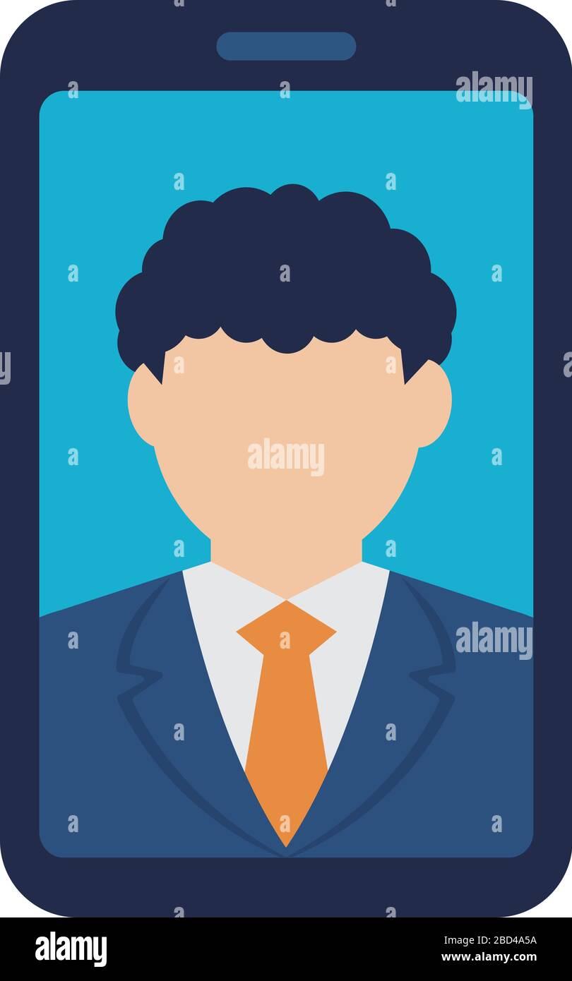 smartphone video call vector illustration Stock Vector Image & Art - Alamy