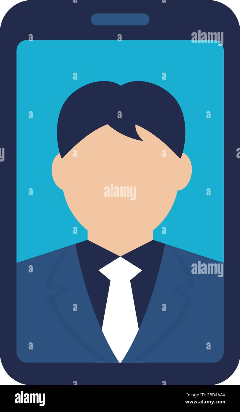 smartphone video call vector illustration Stock Vector Image & Art - Alamy