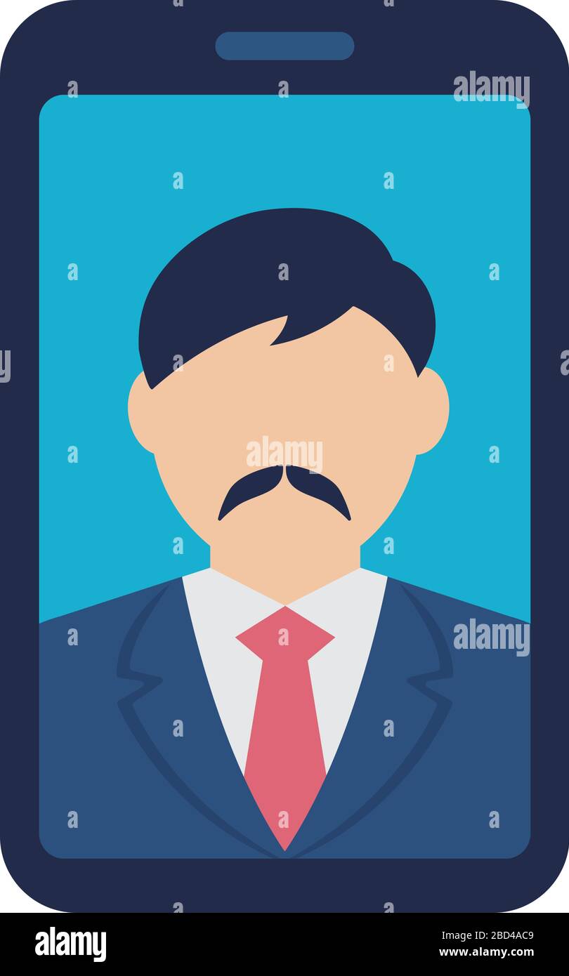 smartphone video call vector illustration Stock Vector Image & Art - Alamy